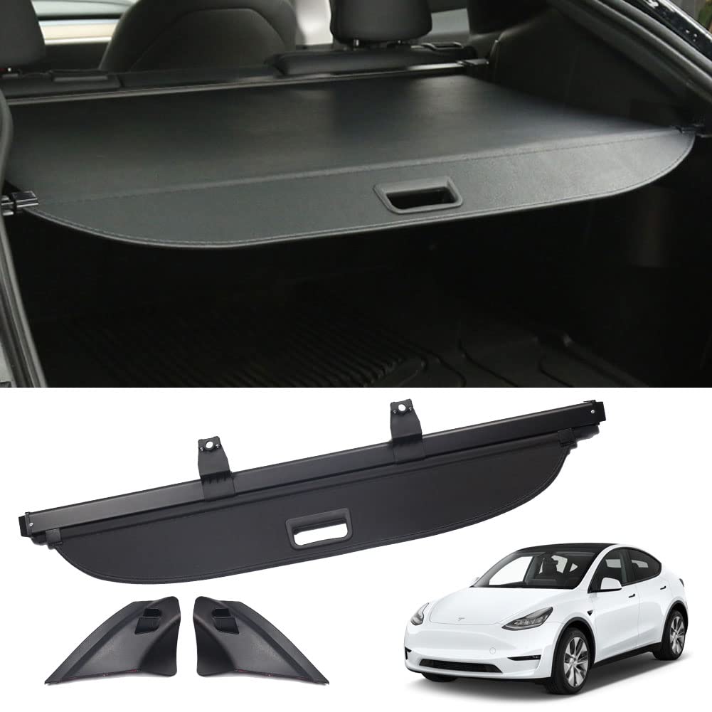 Tesla Model Y Cargo Cover 2020 - 2022 Accessories Marretoo Retractable ...